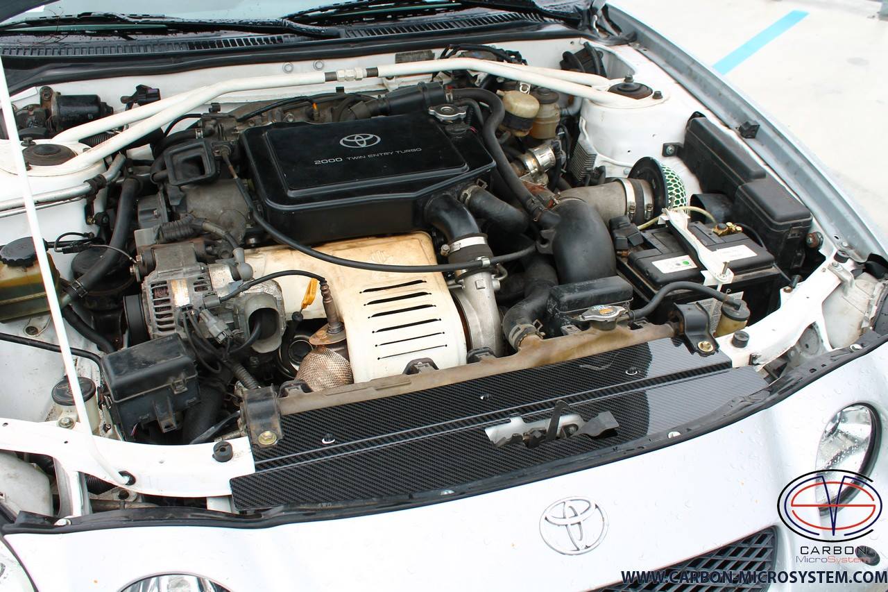 Radiator cooling panel from Carbon Fiber for TOYOTA Celica Gen6 ST202 ...