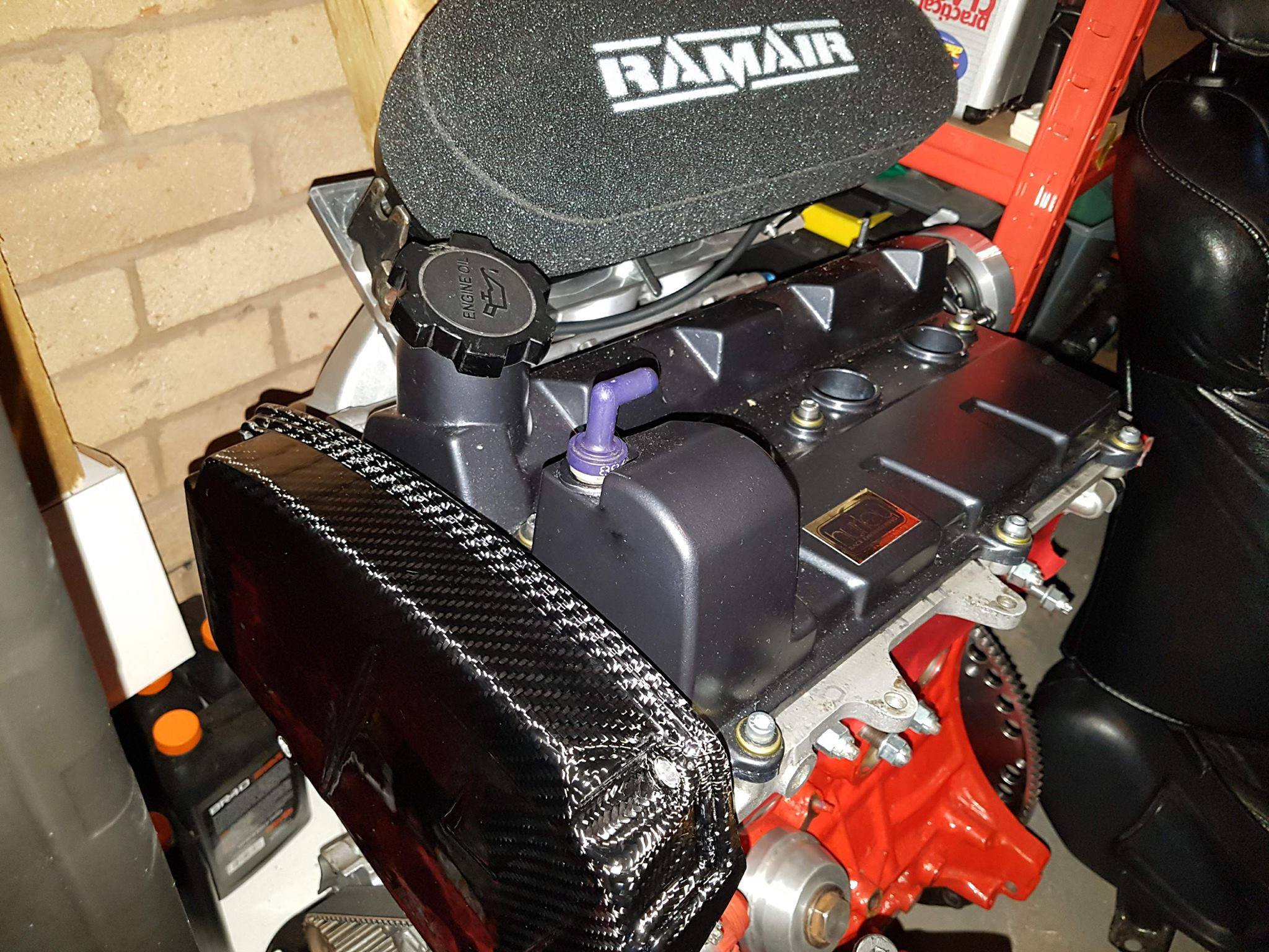 3S-GE Engine with Carbon Fiber Timing belt cover