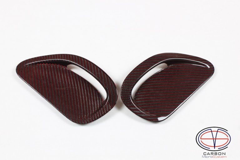 Rear Louver Quarter Window panel from carbon fiber