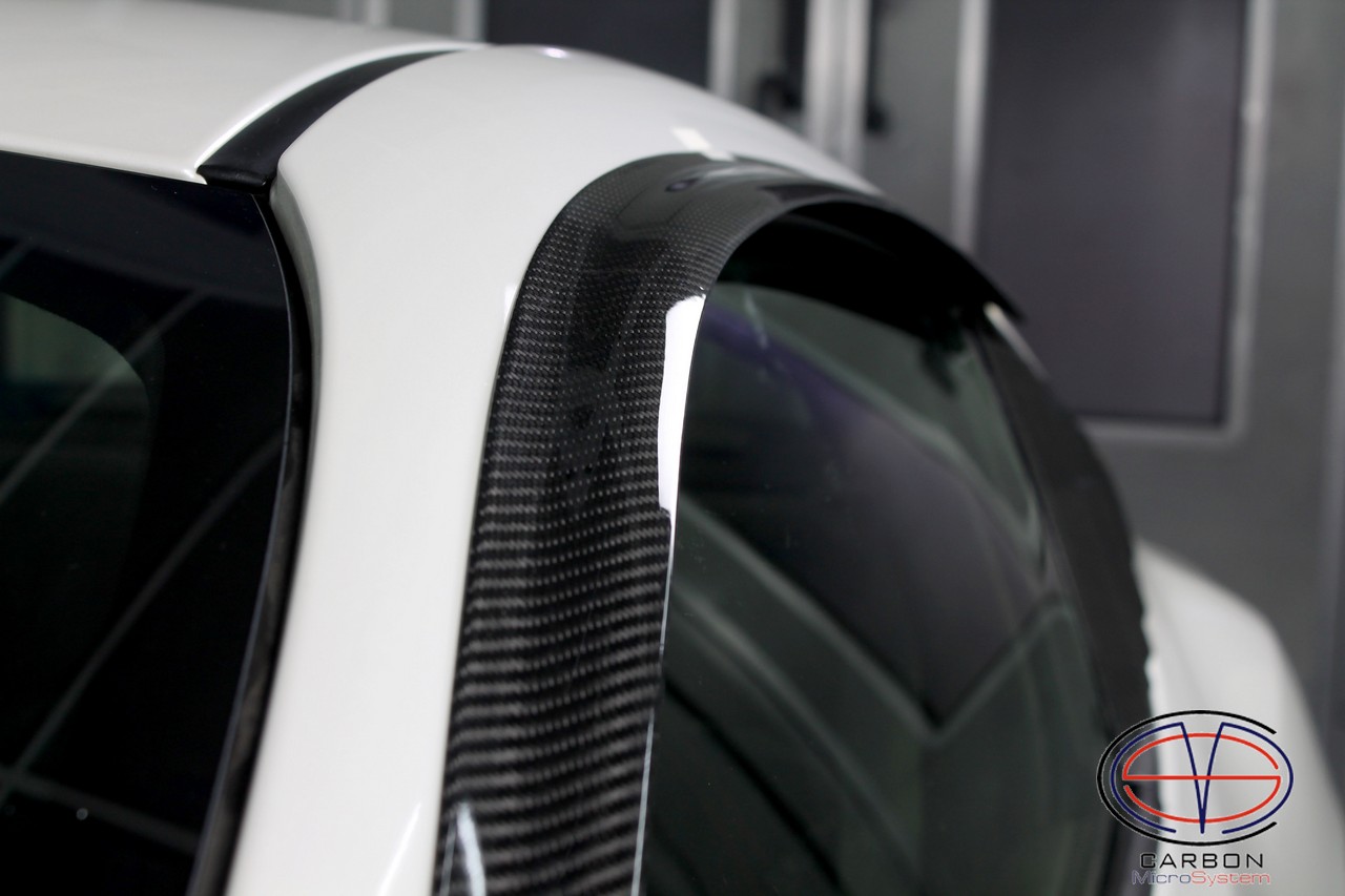 Window Wind Deflectors and Rear Lower Quarter Window panel from carbon ...