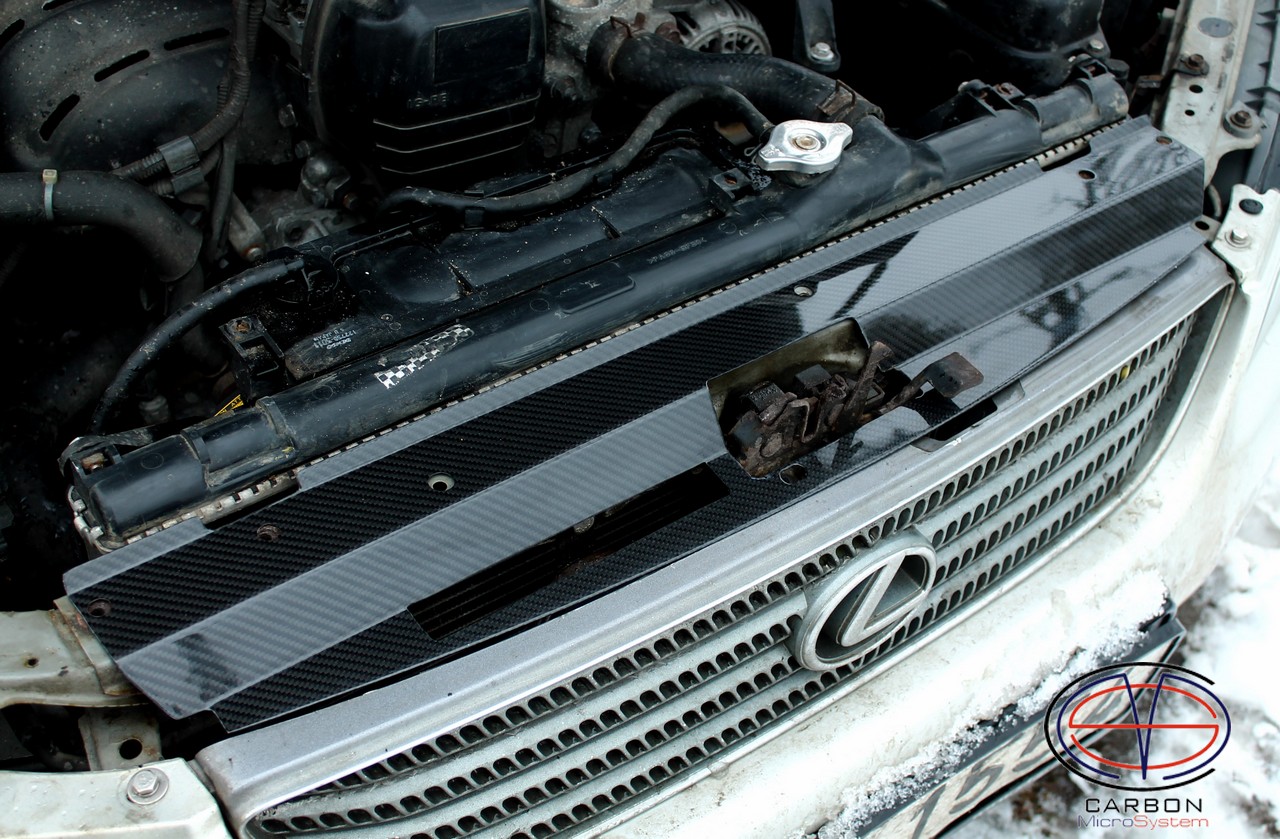Radiator cooling panel from Carbon Fiber for Lexus IS200, GXE10