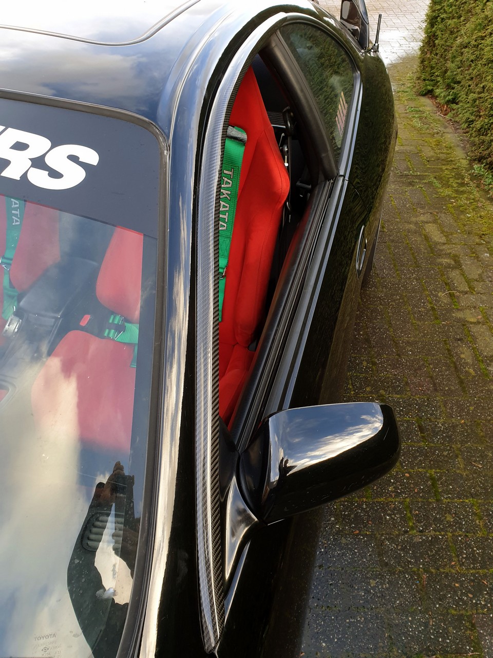 Window Wind Deflectors from Carbon Fiber