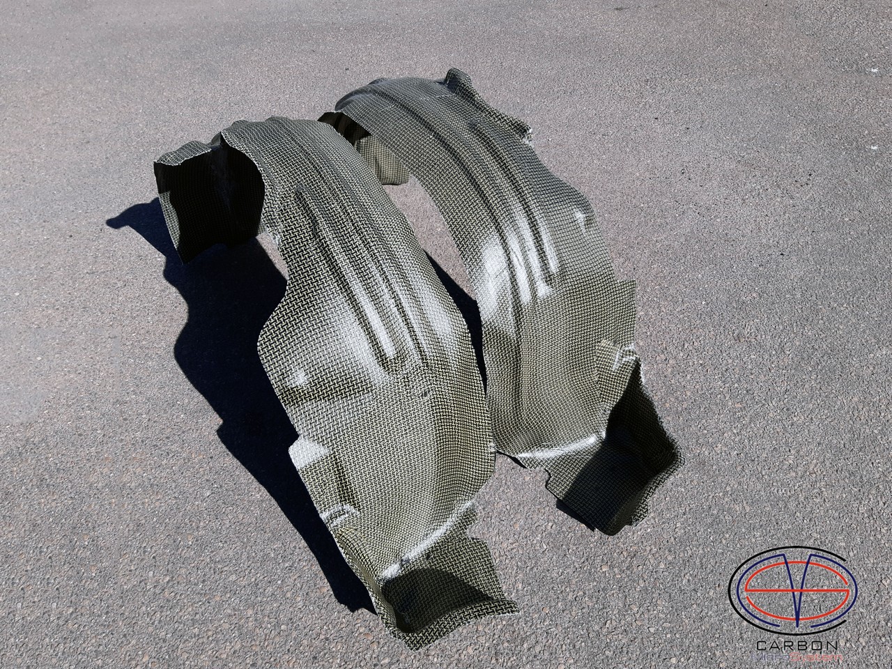 Kevlar and Carbon Inner fender liner