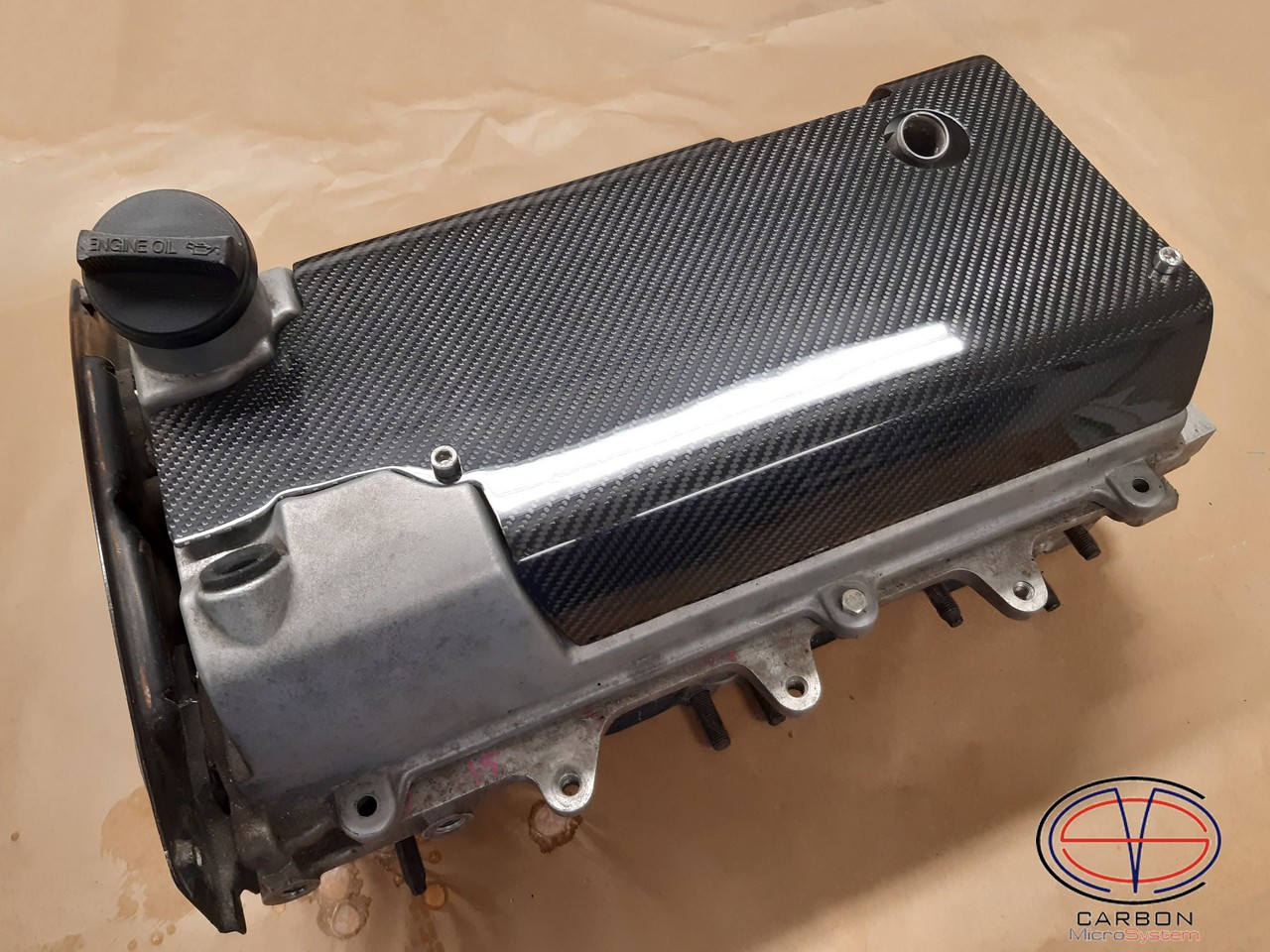 Spark plug cover from Carbon Fiber for 3S-GE - 3S-GTE engine