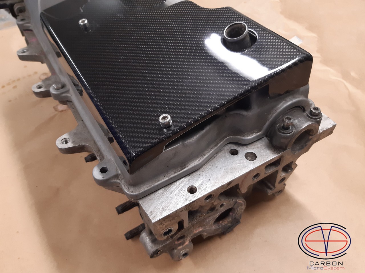 Spark plug cover from Carbon Fiber for 3S-GTE engine