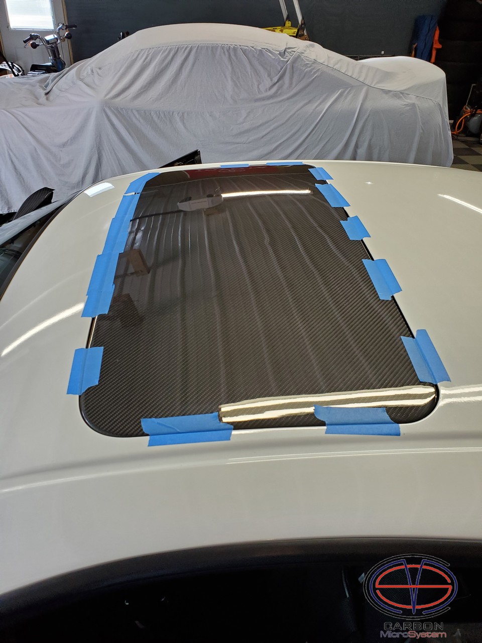 Sunroof delete panel from Carbon Fiber for TOYOTA Celica st18