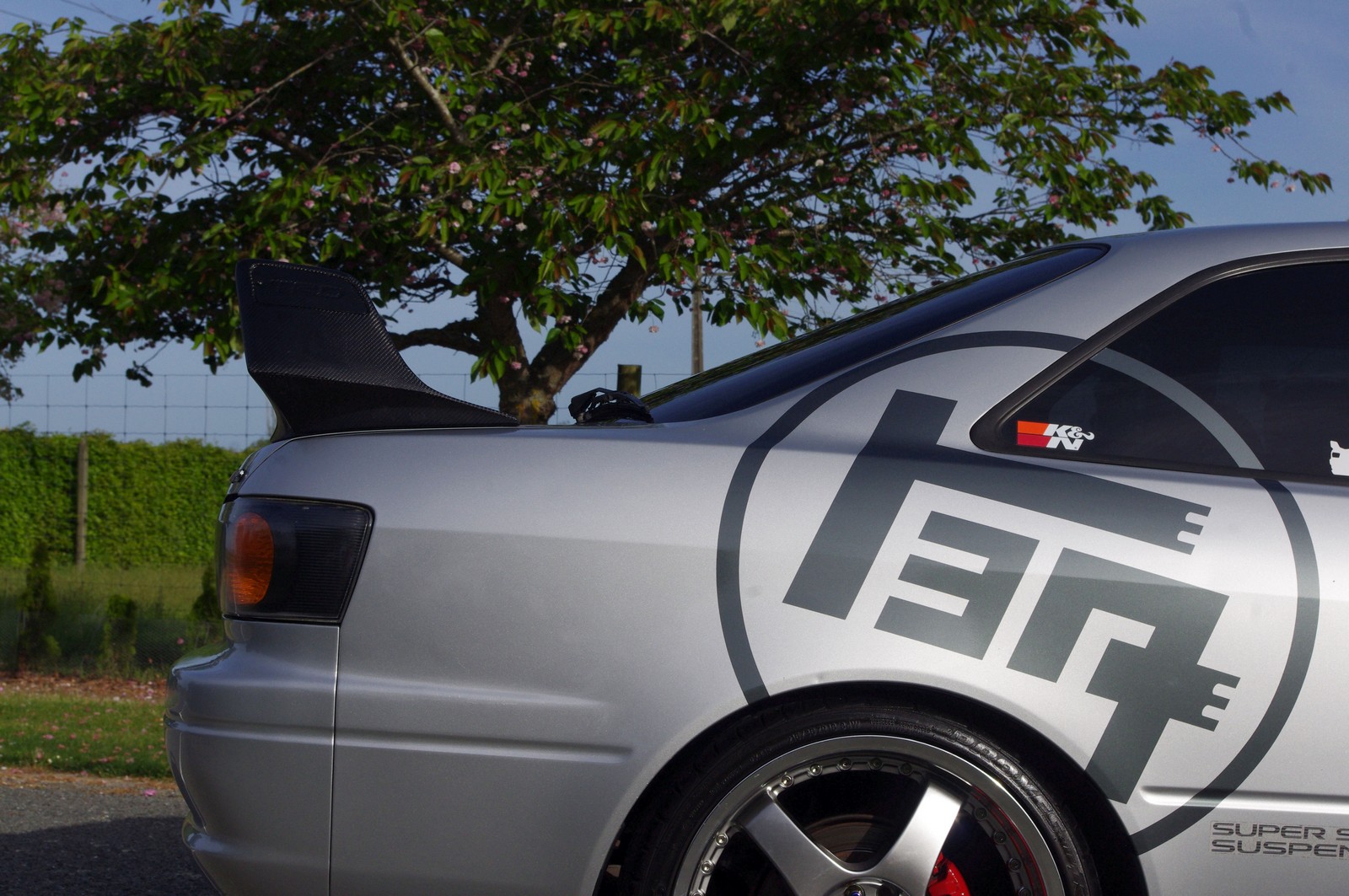 Carbon fiber TRD Spoiler