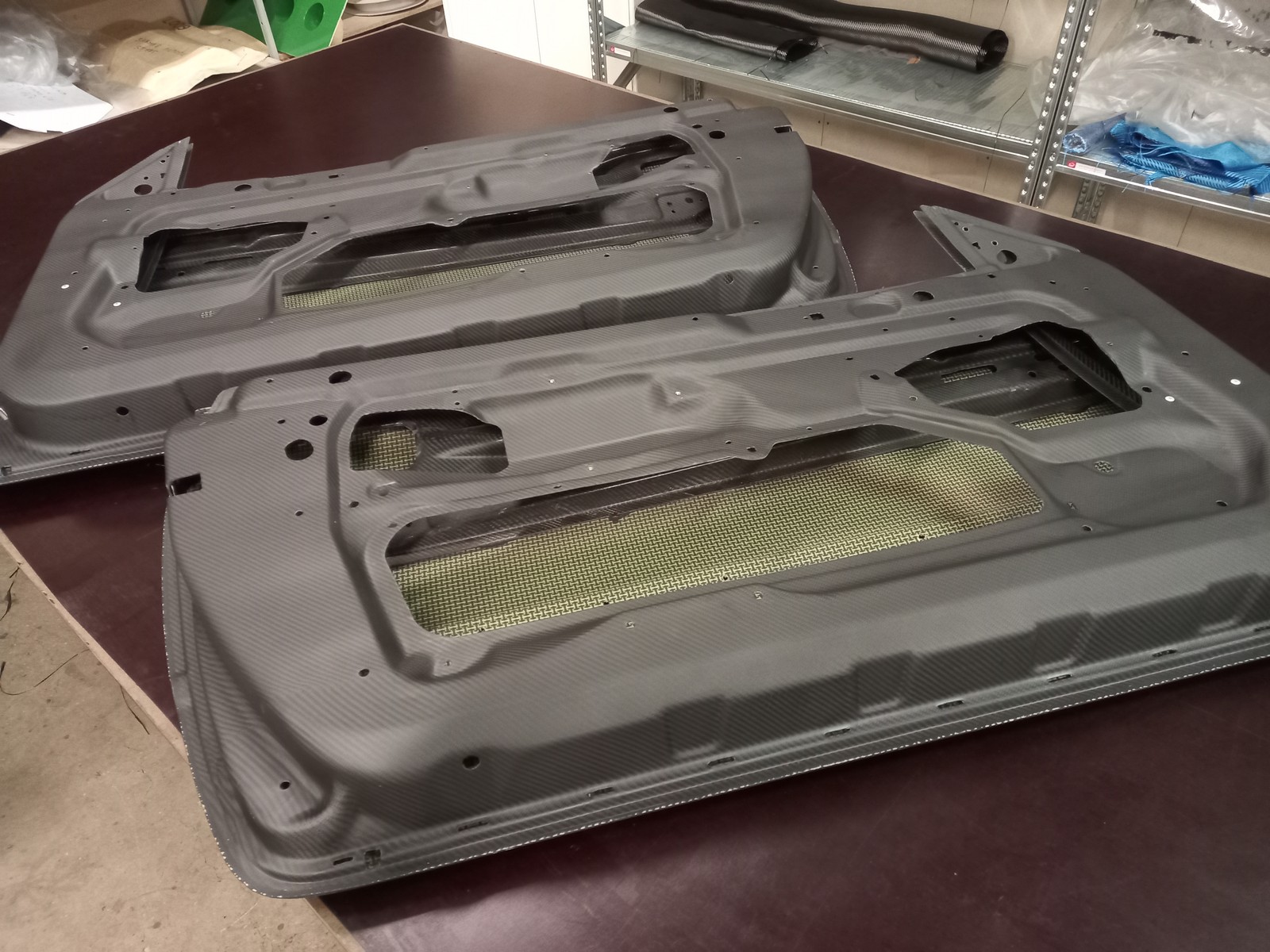 Carbon door matt E46