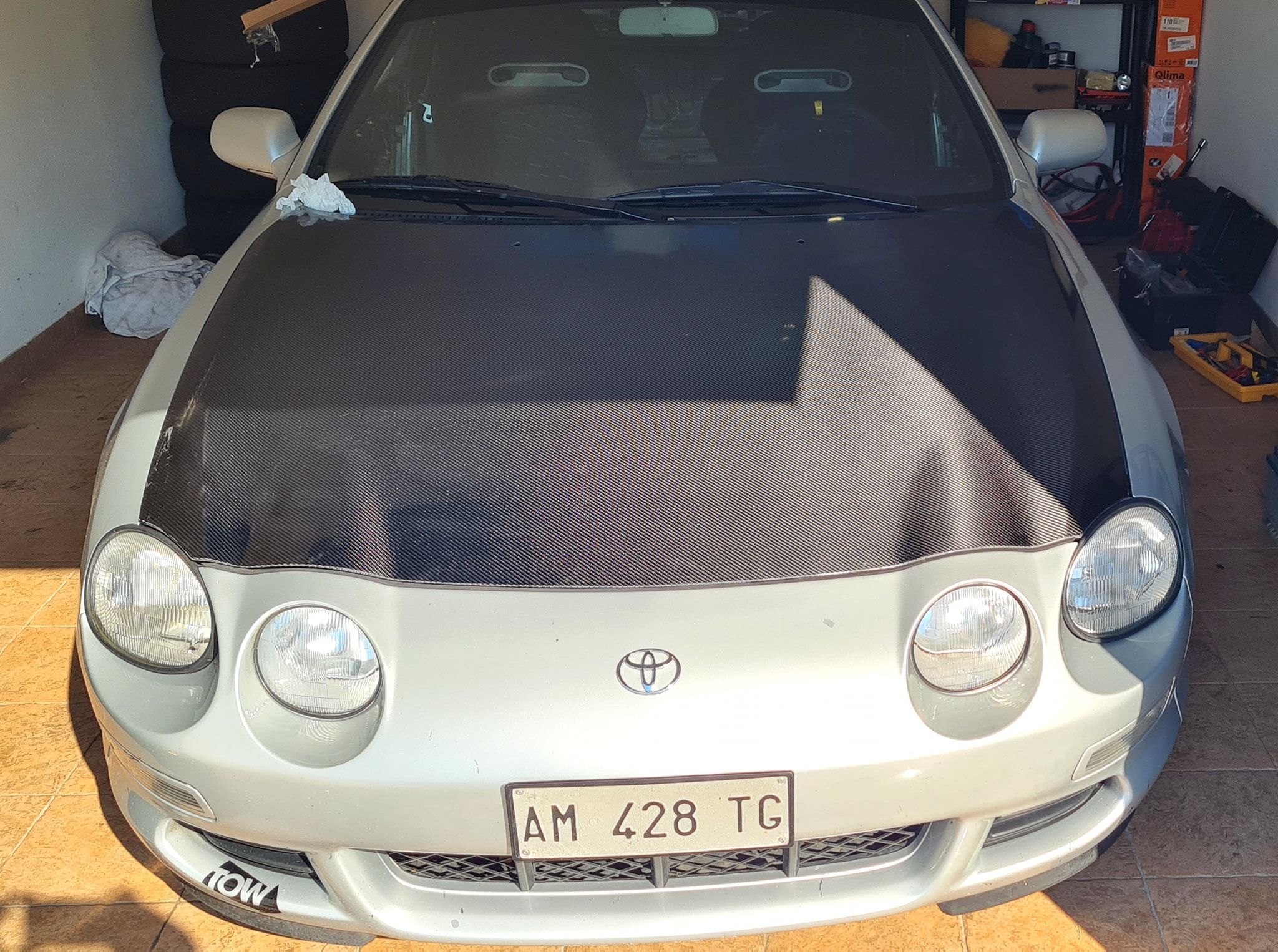 Celica st202 Carbon fiber bonnet