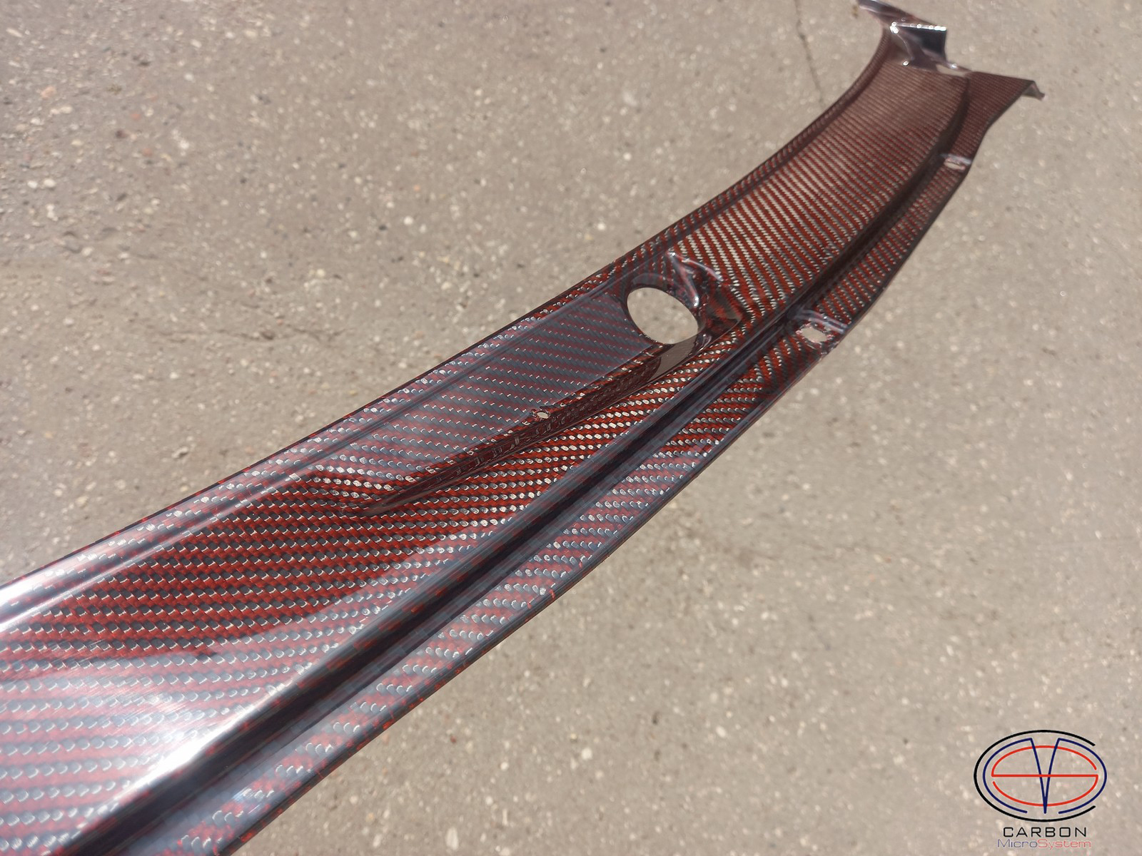 Red Carbon fiber Wiper cowl