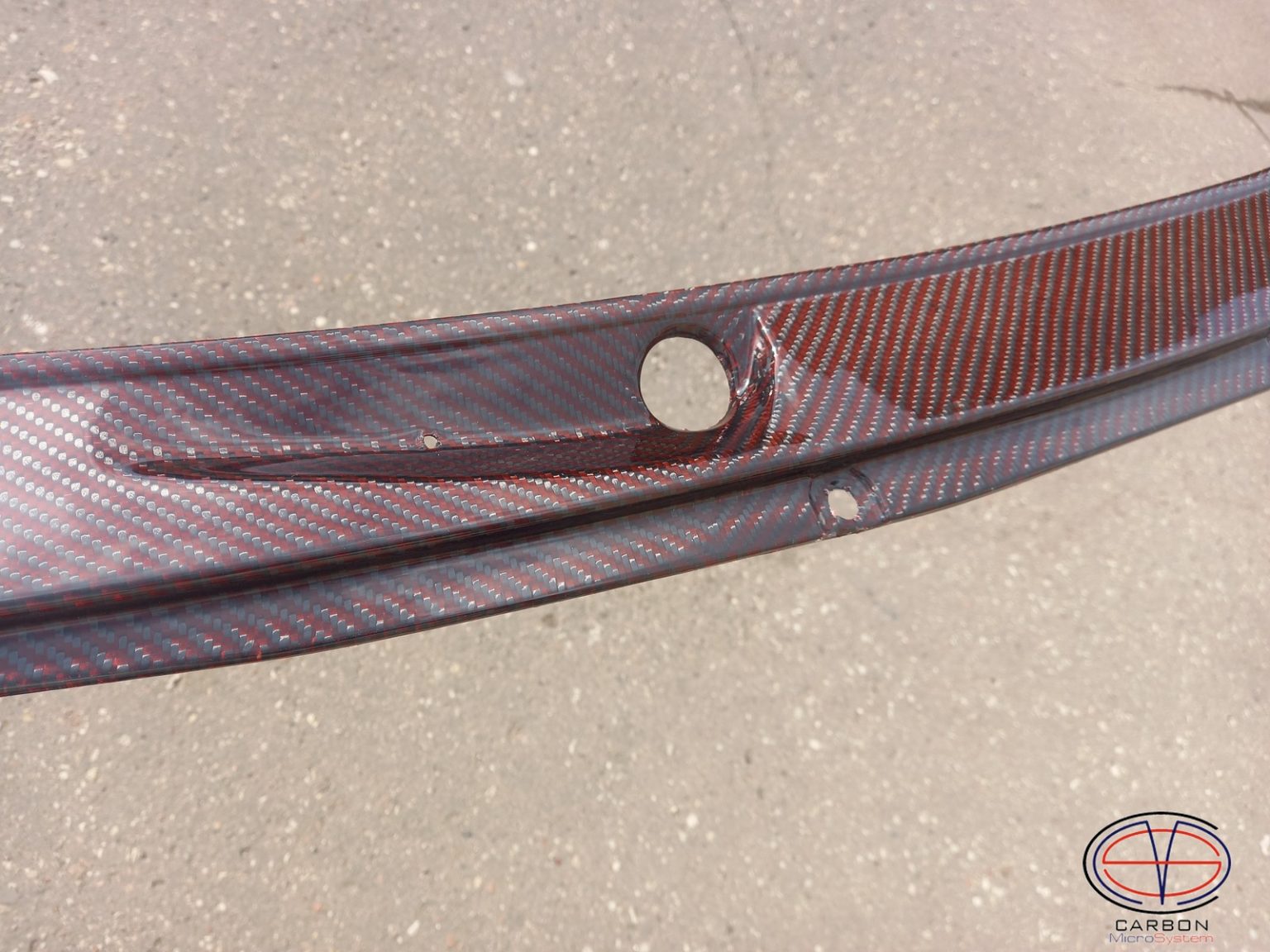 Red Carbon fiber Wiper cowl