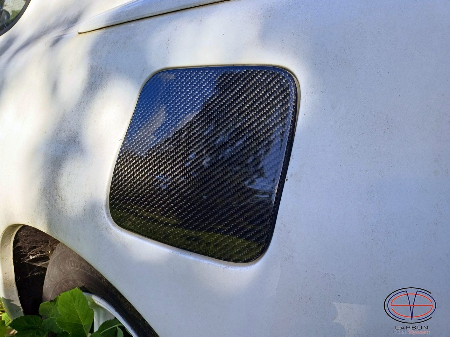 Carbon Fuel filler flap