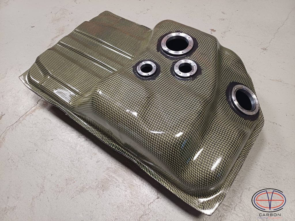 Toyota Supra A70 carbon gas tank